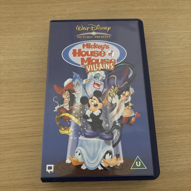 MICKEY'S HOUSE OF Mouse Villains VHS - New and Sealed £2.00 - PicClick UK