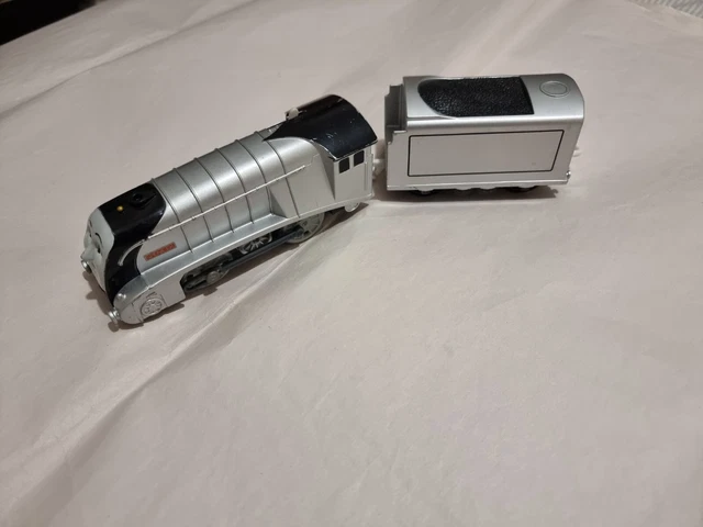 THOMAS THE TANK Engine & Friends Trackmaster MOTORIZED SILVER SPENCER ...