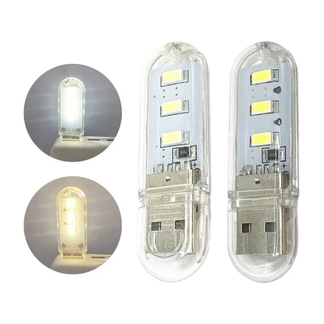 DOUBLE SIDED 6 LED USB Night Light Offering Full Coverage Lighting For ...