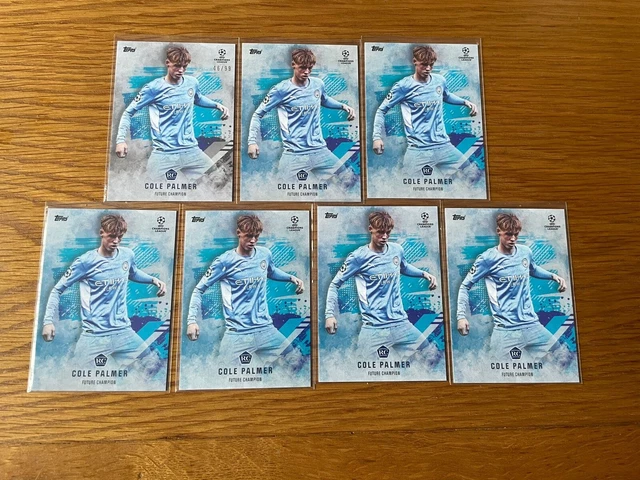 COLE PALMER ROOKIE/99 Topps Manchester City Team Set 21-22 - & 6 Base ...