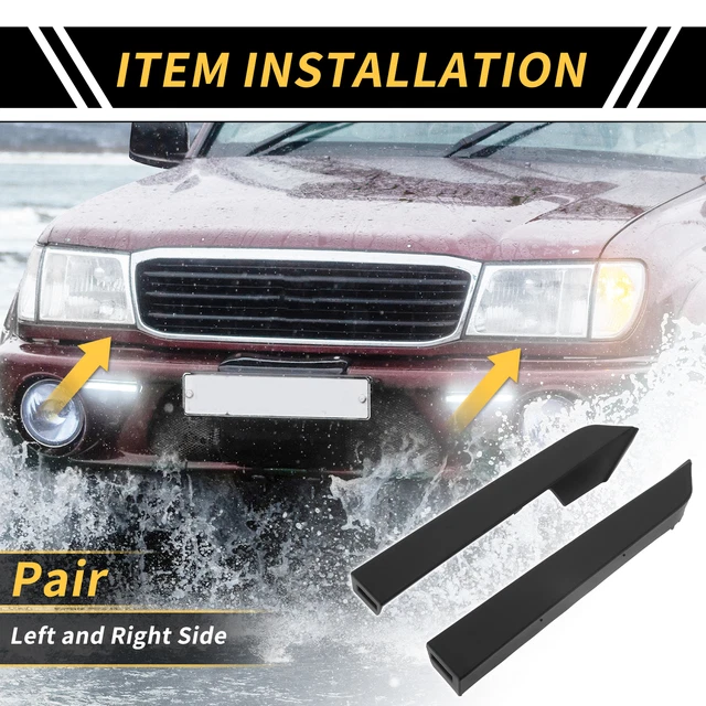 PAIR FRONT BUMPER Grille Headlight Filler for Toyota Tacoma 12-15 No ...