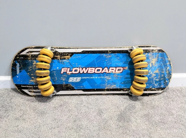 RARE FLOW BOARD 14 Wheel Deep Carve System X-GAMES SkateBoard $53.99 ...