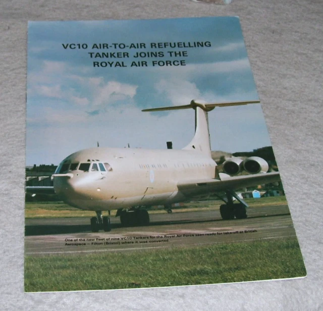 VC10 AIR-TO-AIR REFUELLING TANKER JOINS THE RAF BROCHURE BRITISH ...