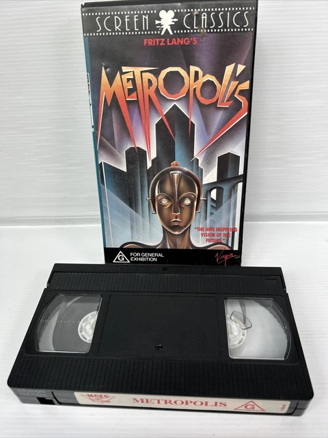 METROPOLIS - VHS Tape (Virgin Classics) Fritz Lang Video $19.95 ...