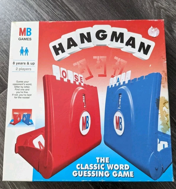 VINTAGE MB GAMES Hangman 1997 Retro Family Game £6.96 - PicClick UK