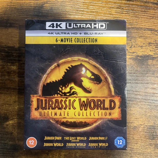 JURASSIC WORLD ULTIMATE Collection 4k UHD blu ray boxset - Jurassic ...