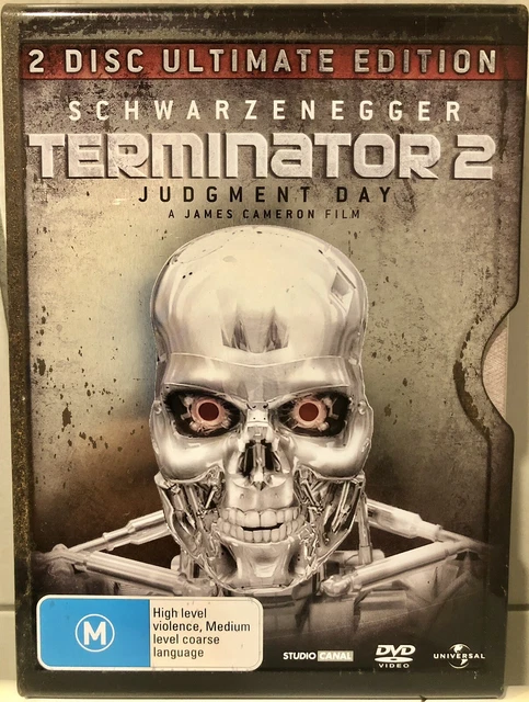 TERMINATOR 2 JUDGMENT Day Ultimate Edition Steel Case James Cameron ...