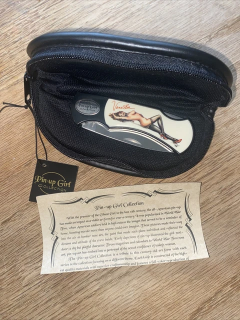 UNITED CUTLERY PIN-UP Girl Vanessa Collector Pocket Knife - Limited ...