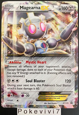 CARTE POKEMON MAGEARNA XY175 Ultra Rare EX PROMO XY ENGLISH OCCASION ...