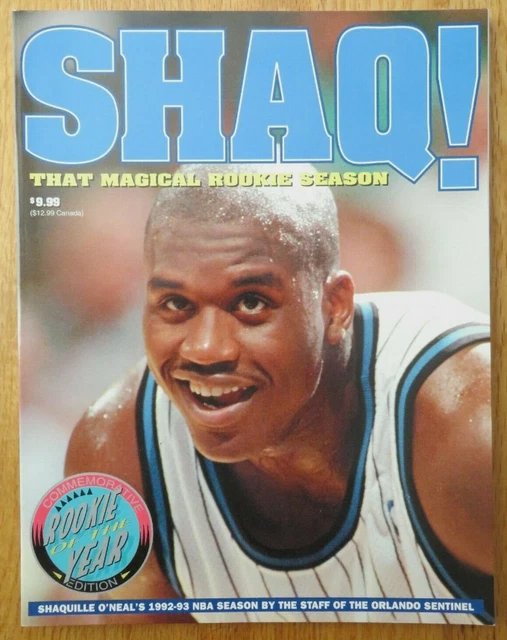 SHAQ MAGAZINE SHAQUILLE O'Neal That Magical Rookie Season 1992-93 NBA ...