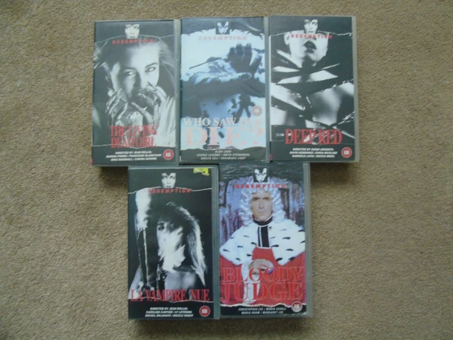HORROR VHS BUNDLE Rare Redemption Deep Red Bloody Judge Horror £30.86 ...