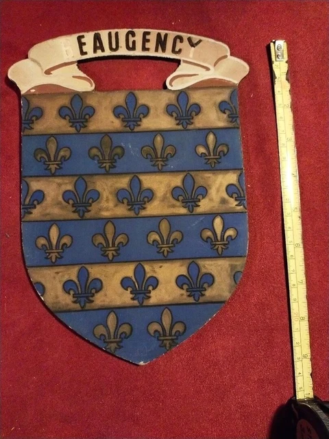 BEAUGENCY LOIRET Blason Peint Main Par Robert Louis (1902-1965 ...