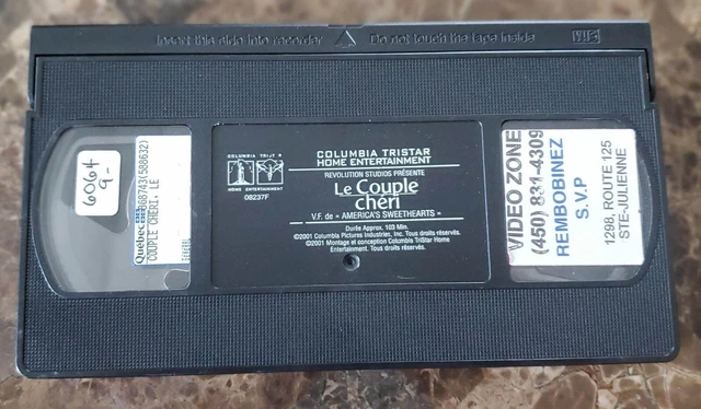 *VHS FRENCH MOVIE The Couple Cheri (Star Couple) - Julia Roberts, John ...