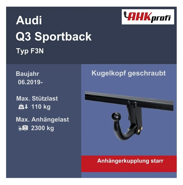 Anhngerkupplung Audi Q3