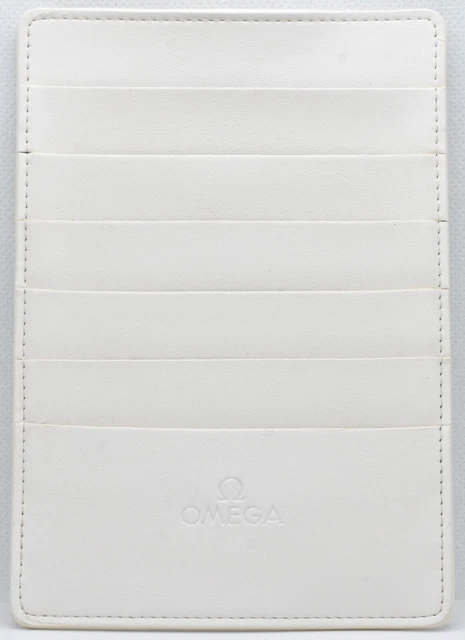 OMEGA WARRANTY PICTOGRAM Card Holder Wallet NO PEELING Seamaster ...