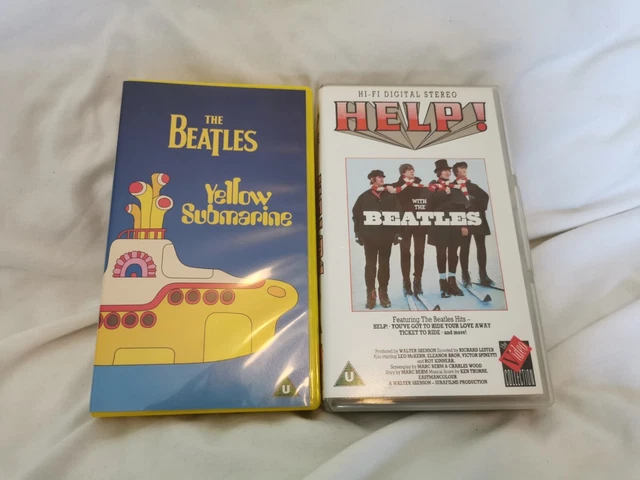 THE BEATLES VHS Tape Bundle Help Yellow Submarine £9.00 - PicClick UK