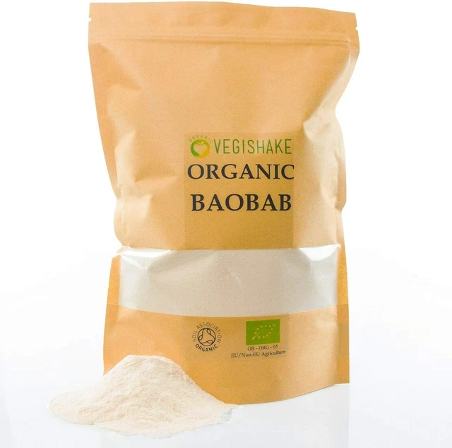ORGANIC BAOBAB POWDER Supplement Vitamin C Digestion Stomach Health ...