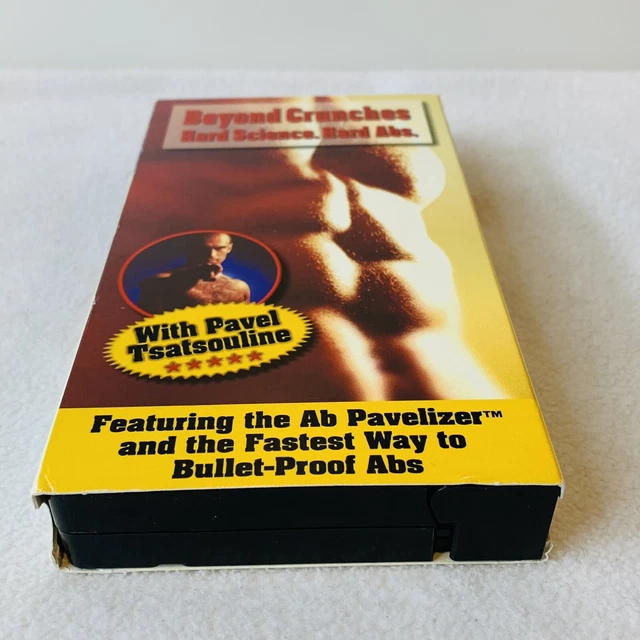 BEYOND CRUNCHES HARD Science Hard Abs VHS Tape 2000 Dragon Door Workout ...