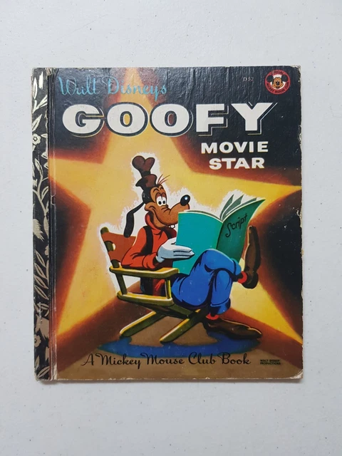LITTLE GOLDEN BOOK - Walt Disney's Goofy Movie Star 1973 HC $11.95 ...