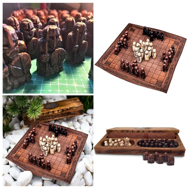 VIKING CHESS TRADITIONAL Strategy Portable Board Game Hot J3 K7 T3 U5K ...