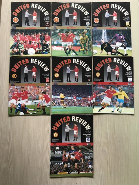 FULL PROGRAMME SET Manchester United First Ever Double Winning Season ...