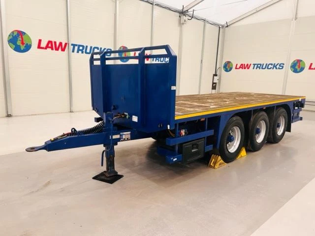 MAC TRI AXLE Flatbed Drawbar Trailer £5,950.00 - PicClick UK