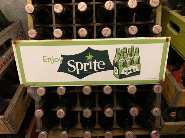 SPRITE PORCELAIN METAL sign vending soda pepsi Dr Pepper Coca cola ...