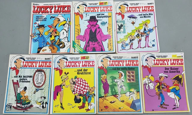 7X LUCKY LUKE Comic Album Sammlung / Zack Comic Box + Koralle EUR 14,99 - PicClick DE