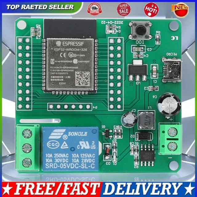 ESP32 ESP32-WROOM DEVELOPMENT Board 1/2/8 Channel ESP32 WIFI BT BLE Relay Module £7.39 - PicClick UK