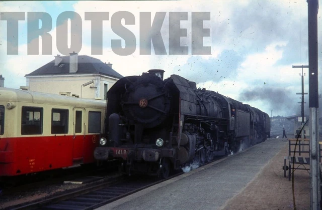 35MM SLIDE SNCF French Railways Steam Loco Class 141 R c1962 Original ...