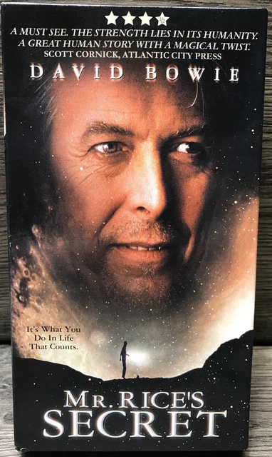 MR. RICE’S SECRET 2001 VHS Cult DAVID BOWIE, Busty TERYL ROTHERY & BILL ...