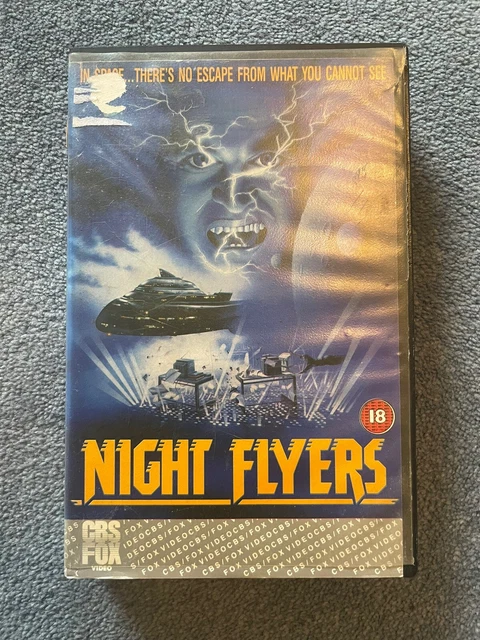 NIGHT FLYERS RARE Horror Big Box Ex Rental VHS Video Tape Pre Cert ...