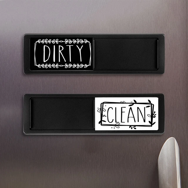DISHWASHER MAGNETIC INDICATOR for Kitchen Clean Dirty Magnetic ...