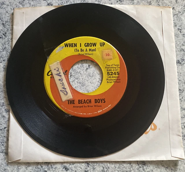 BEACH BOYS: WHEN I Grow Up / She Knows Me Too Well 45 Rock & Pop EUR 6 ...