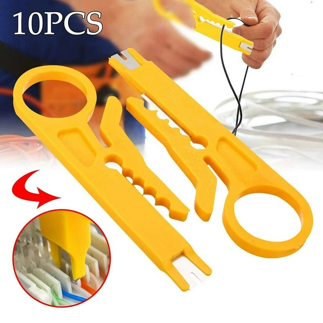 RELIABLE WIRE PUNCH Down Tool for Twisted pair UTP/STP Data Cables 10 ...