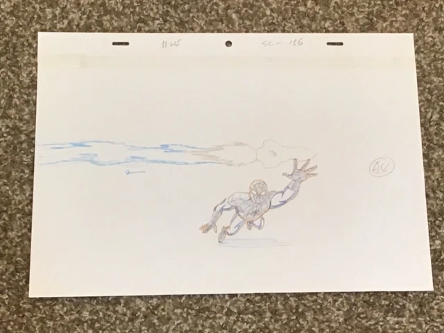 MARVEL SPIDER-MAN ORIGINAL Animation Production Drawings Model Sheets ...