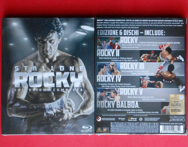 BLU RAY ROCKY Complete Collection 6 Disc Box Set Sylvester Stallone ...