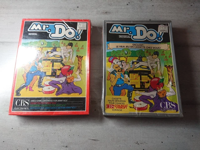 LOT DEUX JEUX Mr. DO ! Colecovision scellé sous blister d'origine EUR ...