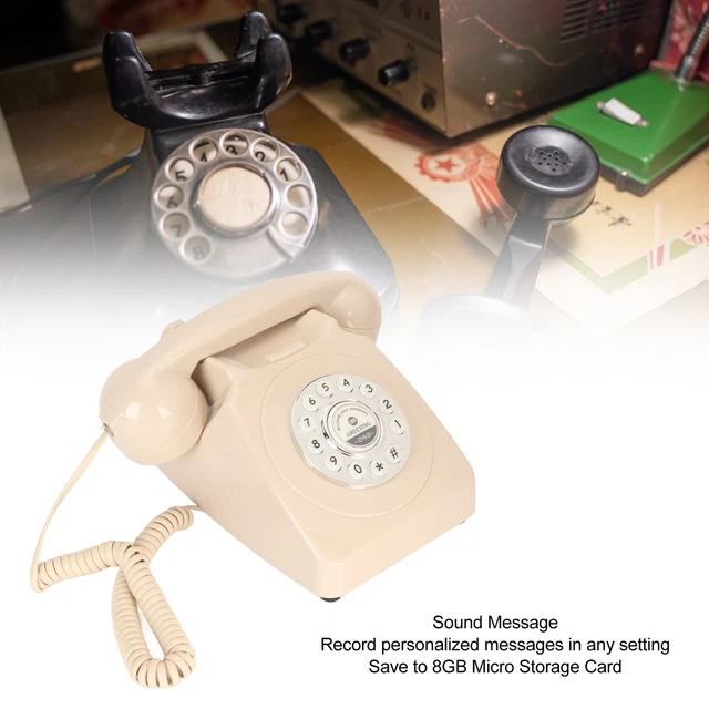 VINTAGE TELEPHONE PUSH Button Dialing Sound Message Record Retro ...