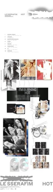 LE SSERAFIM HOT - DRENCHED VETIVER (VOL. 1/5TH MINI ALBUM) CD ...