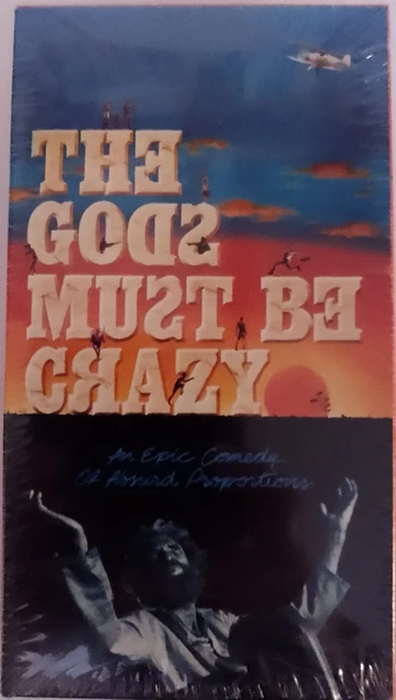 THE GODS MUST BE CRAZY (1980) VHS Video NTSC Slipcase 1990 CBS FOX US ...