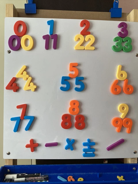 LEARNING RESOURCES JUMBO Magnetic Letters and Numbers, Numbers ...