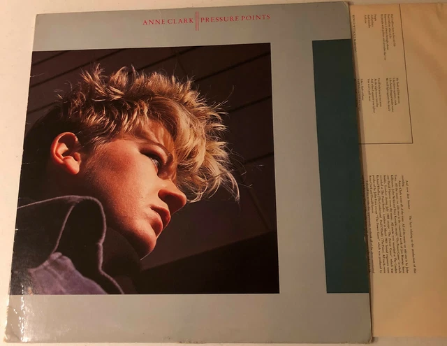 ANNE CLARK - Pressue Points - 1985 Synth Pop LP w custom inner - John ...