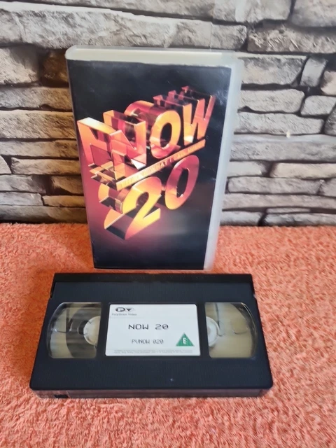 NOW THAT'S WHAT I Call Music 20 - Original VHS Video Cassette Tape ...