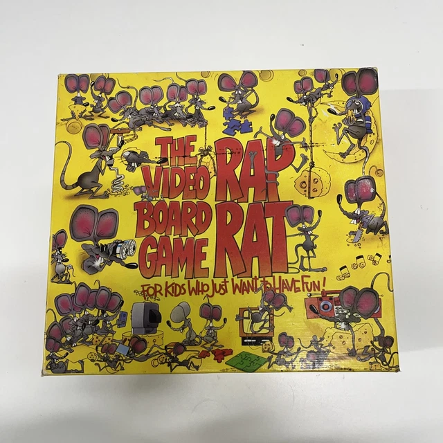 THE VIDEO RAP Rat Board Game Vintage 1992 Complete $49.99 - PicClick AU