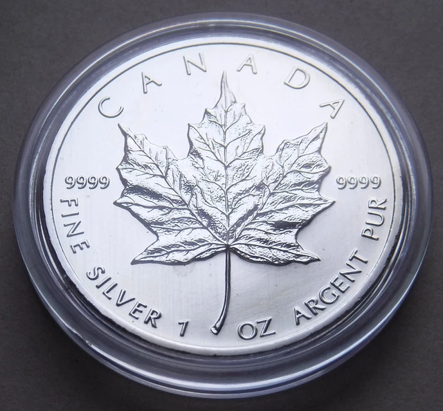 2013 SILVER MAPLE Leaf - 1 oz 1oz Canadian Silver Bullion Coin £37.59 - PicClick UK