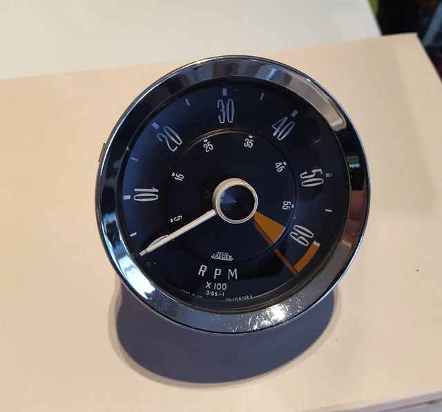 CLASSIC JAEGER TRIUMPH Spitfire Herald Vitesse Rev Counter Tacho Rn1319 ...