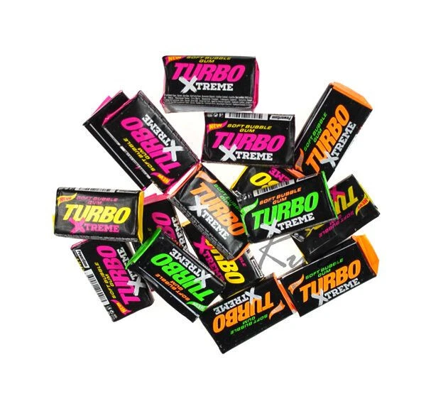 EMBALLAGES DE COLLECTION TURBO XTREME 50 x chewing-gum lâches à l ...