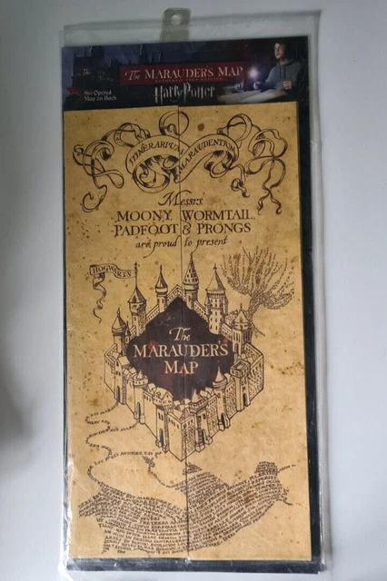 HARRY POTTER MARAUDERS Map Prop Replica Hogwarts Noble Collection £17. ...