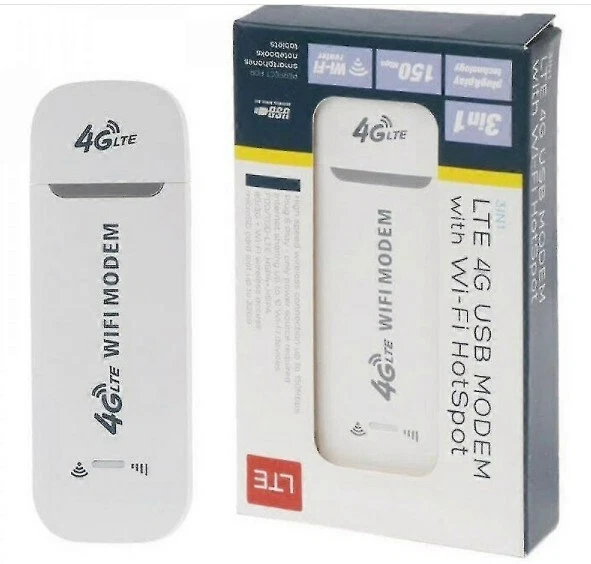 UNLOCKED LTE 4G USB Modem with WiFi Hotspot Sim Card Slot-Mobile ...